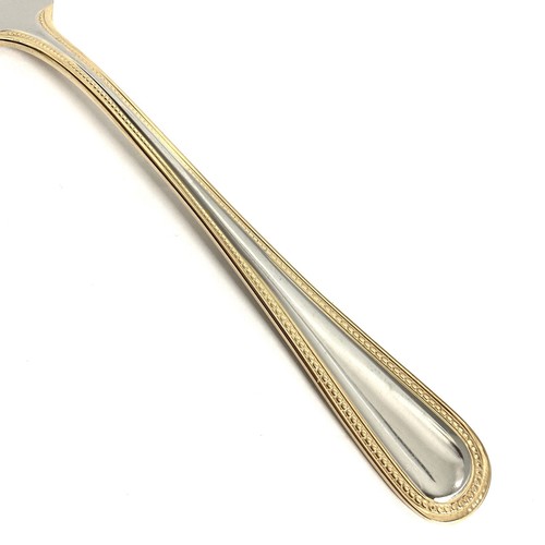 Wallace GOLD ROYAL BEAD Stainless 18/8 Golden Accent Front Back Flatware CHOICE | eBay