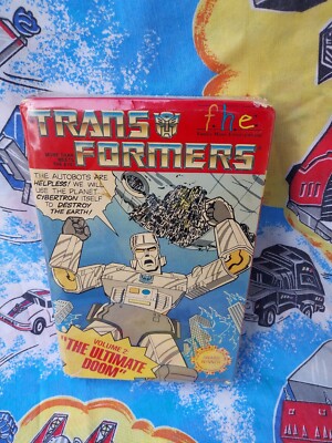 Transformers VHS Tape Volume 2 "THE ULTIMATE DOOM" FHE Big Box 1985 | eBay