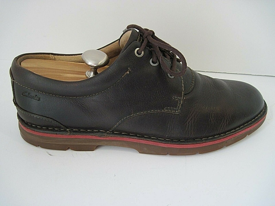 CLARKS 1825 BROWN GENUINE LEATHER CASUAL OXFORDS MEN'S SHOES SIZE US 11 ...