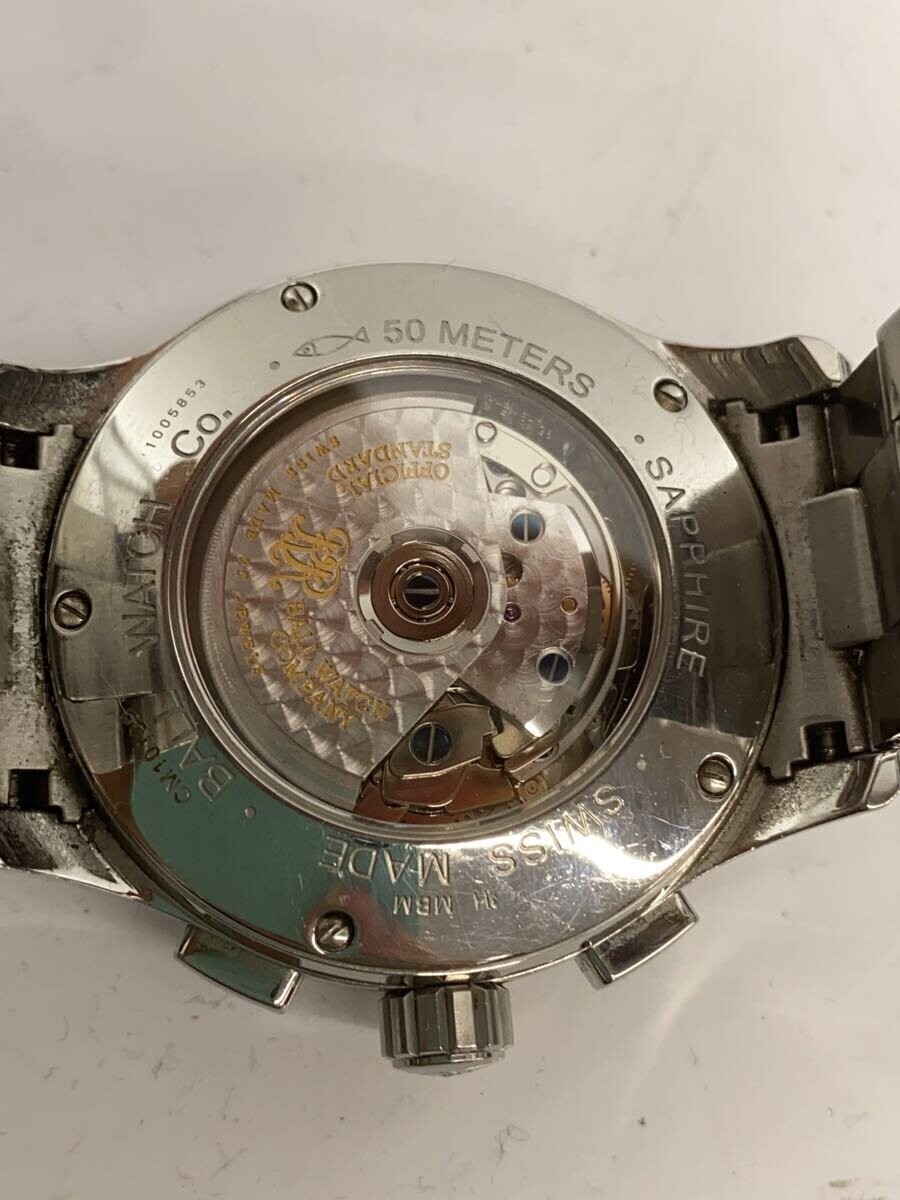 BALL Trainmaster Pulsemeter Chronograph Chronometer CM1010D for sale ...