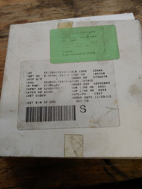 Genuine Isuzu Sensor Temperat 8973811820 / 8-97381-182-0 OEM for sale ...