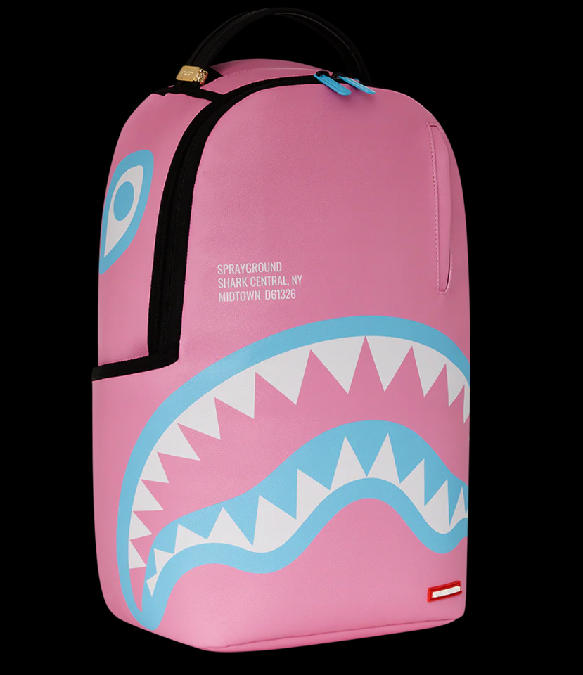 SPRAYGROUND SHARK CENTRAL AMUSEMENT DLXSV BACKPACK - Basic Pink Bag ...