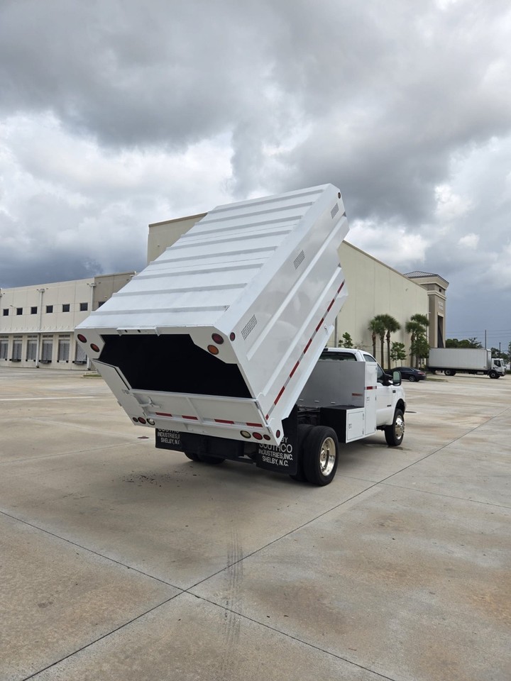 FORD F-550 7.3L DIESEL CHIPPER BOX LANDSCAPE LAWN TREE DUMP TRUCK ONLY ...