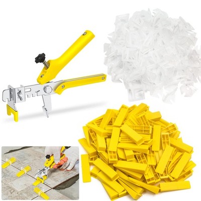 Tile Leveling System 1/8”Kit, 600pcs Tile Leveler Spacers Clips+200pcs ...