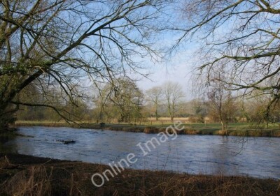 Photo 6x4 River Test Lee/SU3617 The brimming river, which is flowing to ...