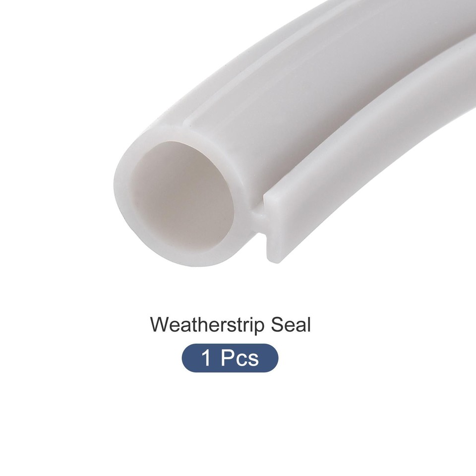 Bulb Type Window Weatherstrip 9mmx3Meter Silicone T-Slot Mount Seal ...