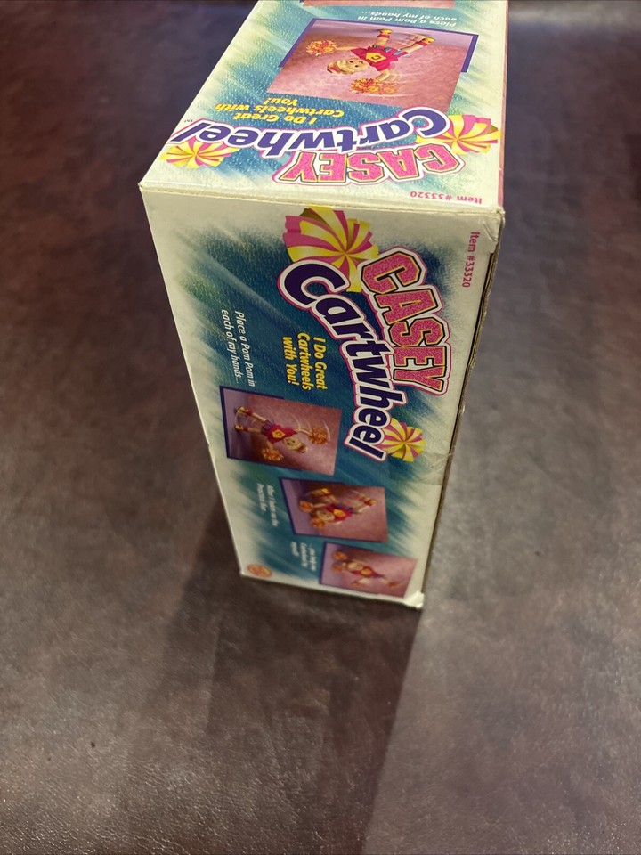 Vintage 1997 Toy Biz Casey Cartwheel Cheerleader Complete In Original ...