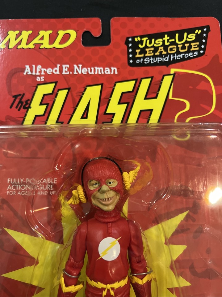 MAD Magazine's Alfred E. Neuman as THE FLASH - DC Direct 2002 - New | eBay