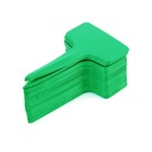 100pcs 10*6cm Plastic Plant T-type Tags Markers Nursery Garden Labels ...
