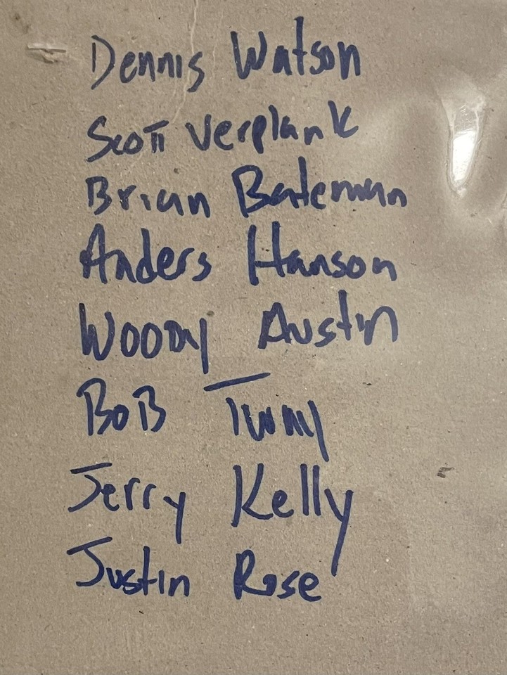 Autographed 89th PGA Championship golf pin flag embroidered | eBay