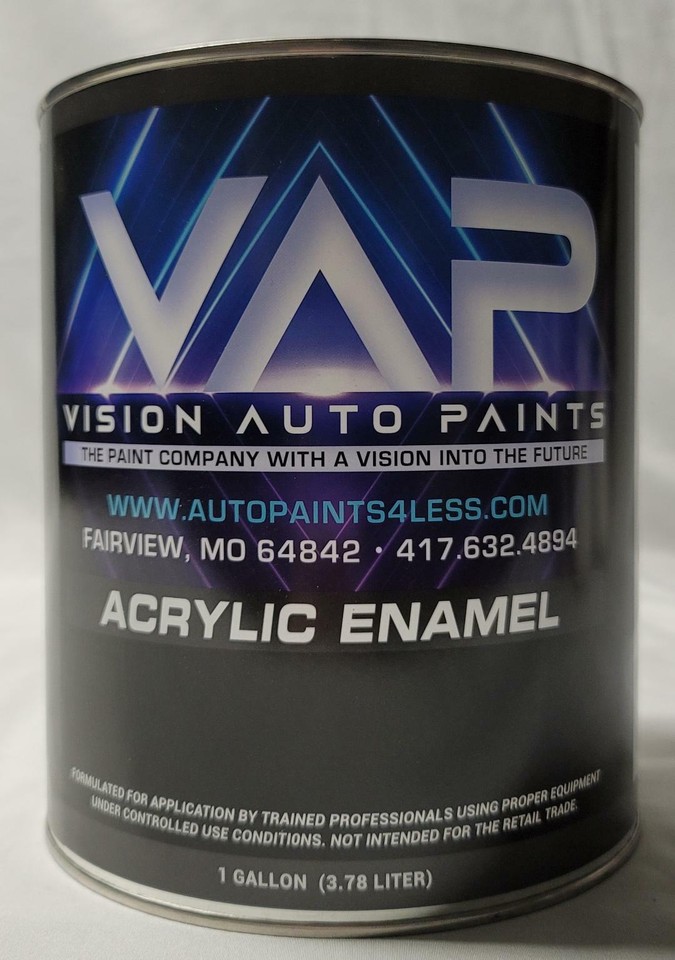 # 8671 Vision Bright Blue H.S. Metallic Single Stage Acrylic Enamel ...