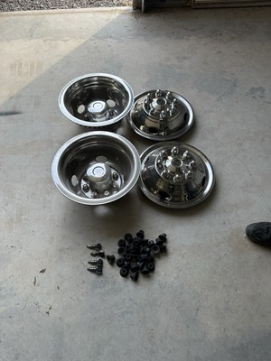 WHEEL SIMULATORS MOTOR HOME AND RV 16" DUALLY 4 HAND HOLE 8 LUG 16 INCH ...