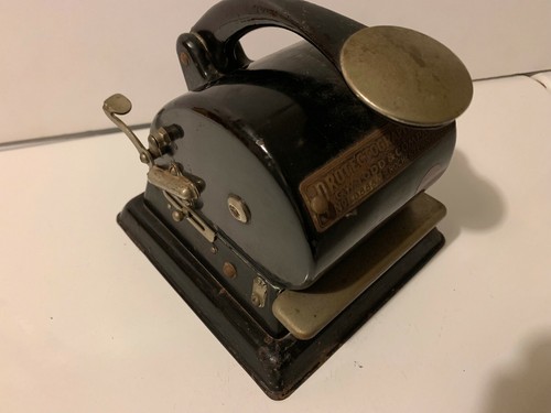 Protectograph Antique Check Protector MODEL H by G.W. Todd & Co ...