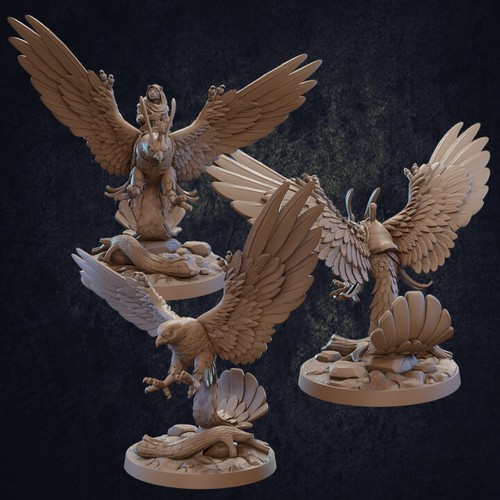 Taja Tabaxi Bird Mount Trapper's Lodge Dungeons and Dragons D&D | eBay