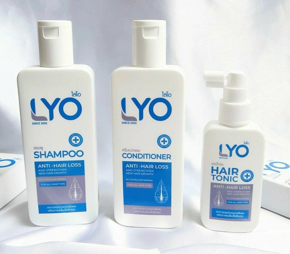 LYO Hair Tonic Shampoo Conditioner Reduce Hair Loss Growth Fast Beard ...