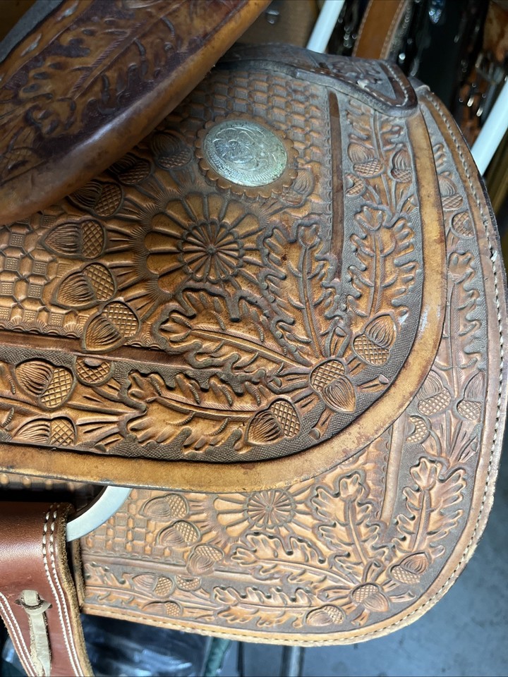 15.5 Saddlesmith David Motes Rope Saddle GORGEOUS | eBay