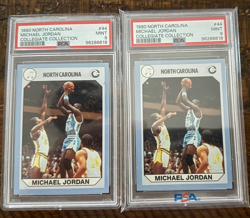 1990 Collegiate Collection Michael Jordan HOF 🐐🔥 #44 PSA 9 MINT (Lot of ...
