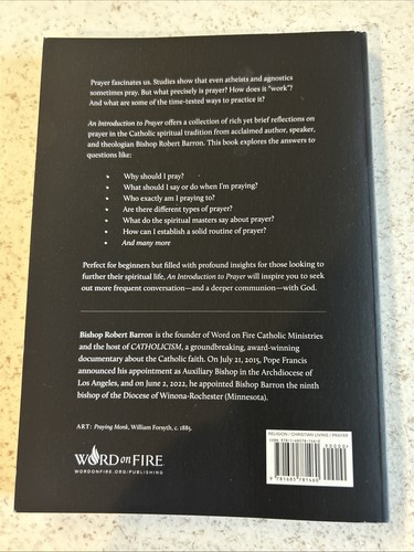 Introduction to Prayer (BRAND NEW) by Bishop R. Barron-Word on Fire Pub ...