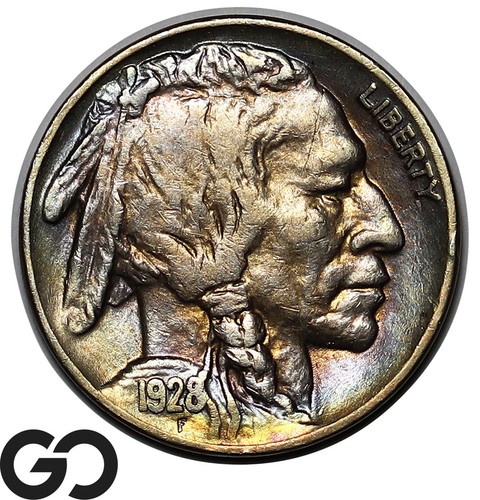 1928 Buffalo Nickel, Nice Color | eBay