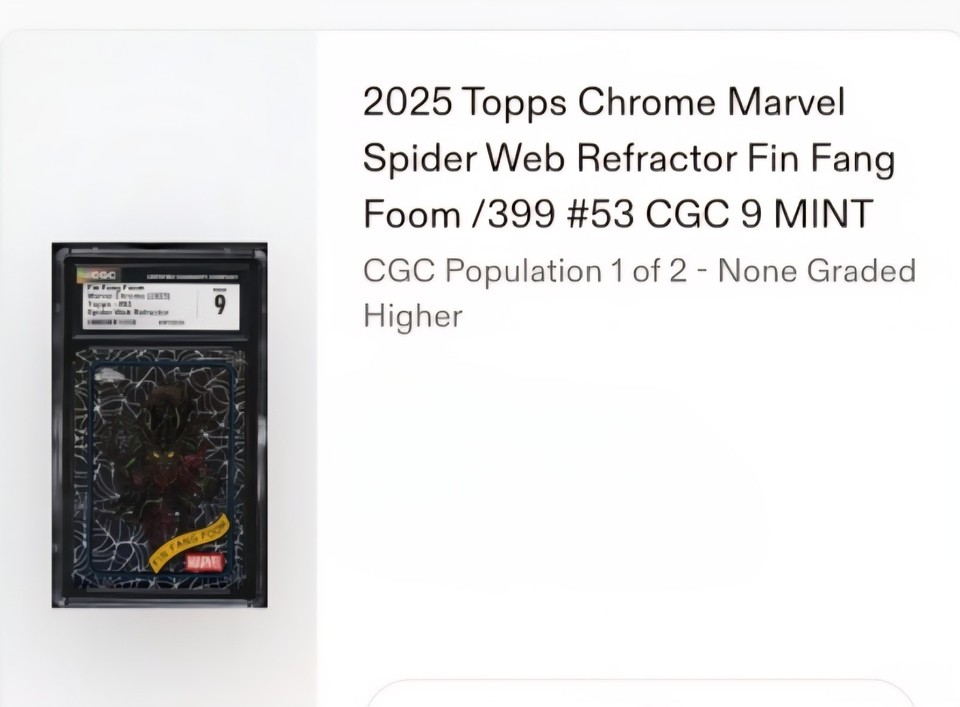 2025 🫟 CGC-9 - #53 - Fin Fang Foom #/399 Marvel Chrome Pop/2 None ...