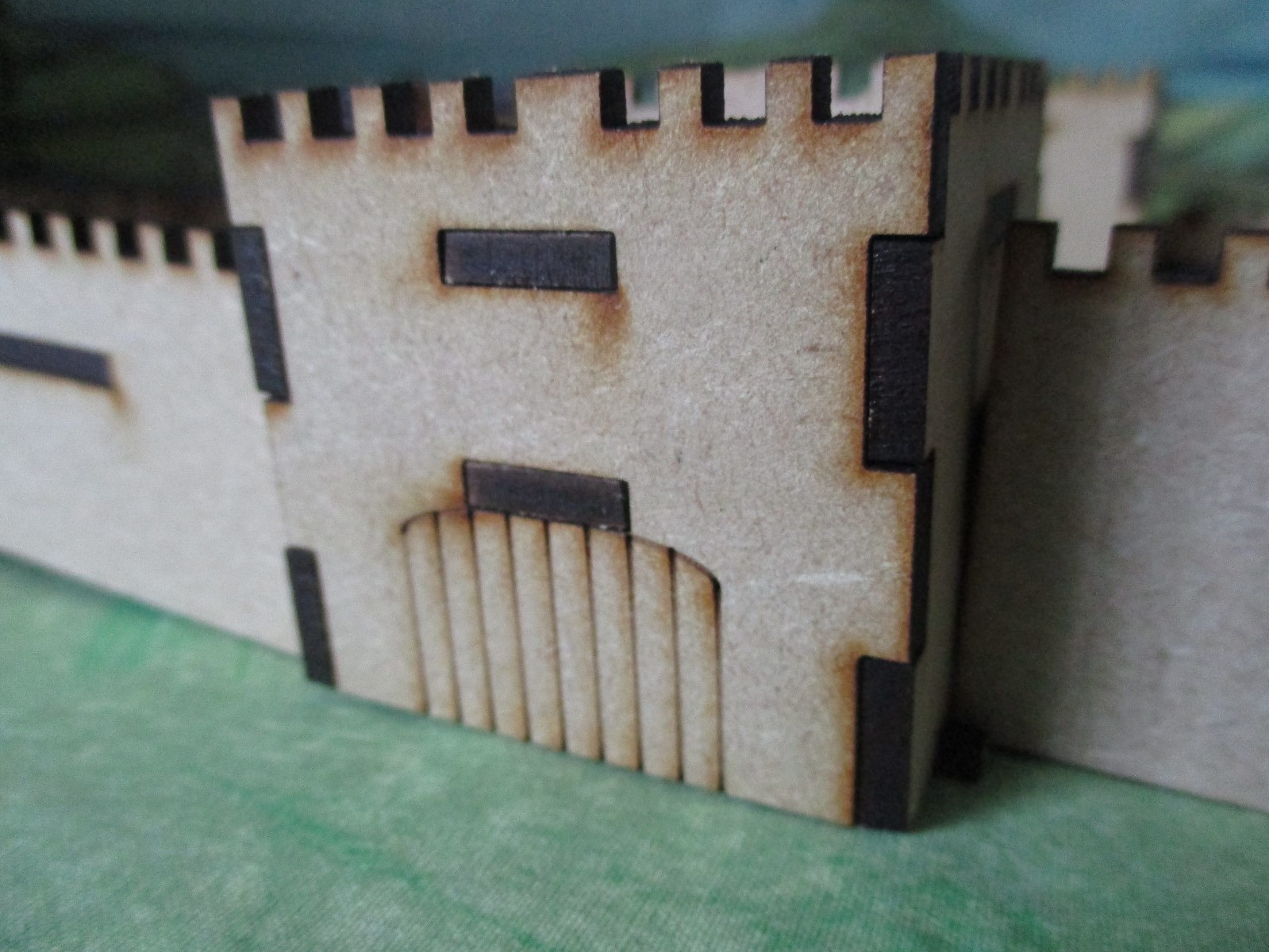 10mm Castle Fort Napoleonic medieval Max 325x200x63mm High Laser Cut ...