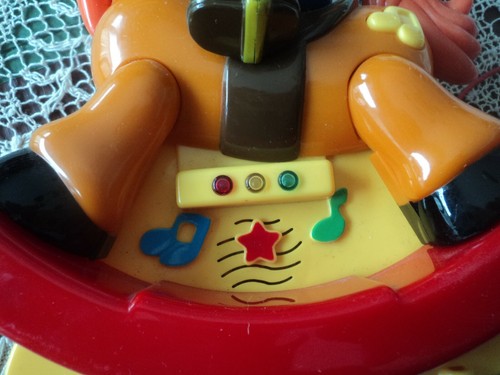 Vintage Navystar Musical Rocking Horse Cowboy Bear Rare Toy with Lights ...