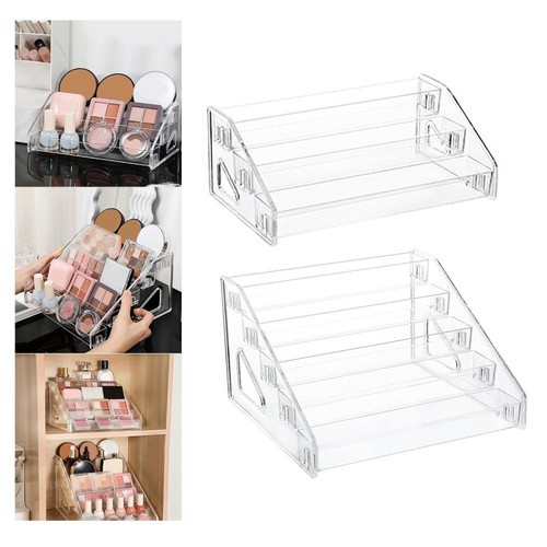 Multi-Layer Acrylic Storage Rack Trapezoid Toy Display Holder | eBay ...