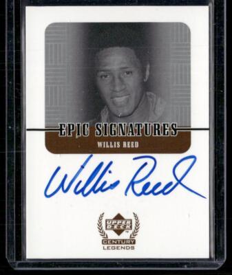 1998-99 Upper Deck Century Legends #WR Willis Reed Epic Signatures AUTO ...