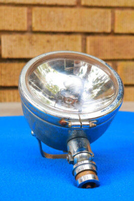Rat Rod Spotlight Chrome Work Light traweler Props Industrial Tear Drop ...