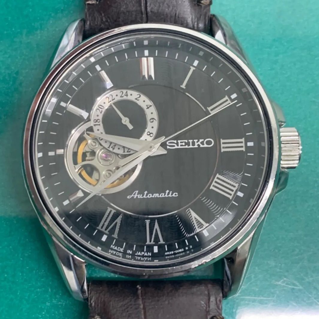 SEIKO Presage 4R39-00B0 Automatic Analog Watch Black Dial Fashion Men's ...