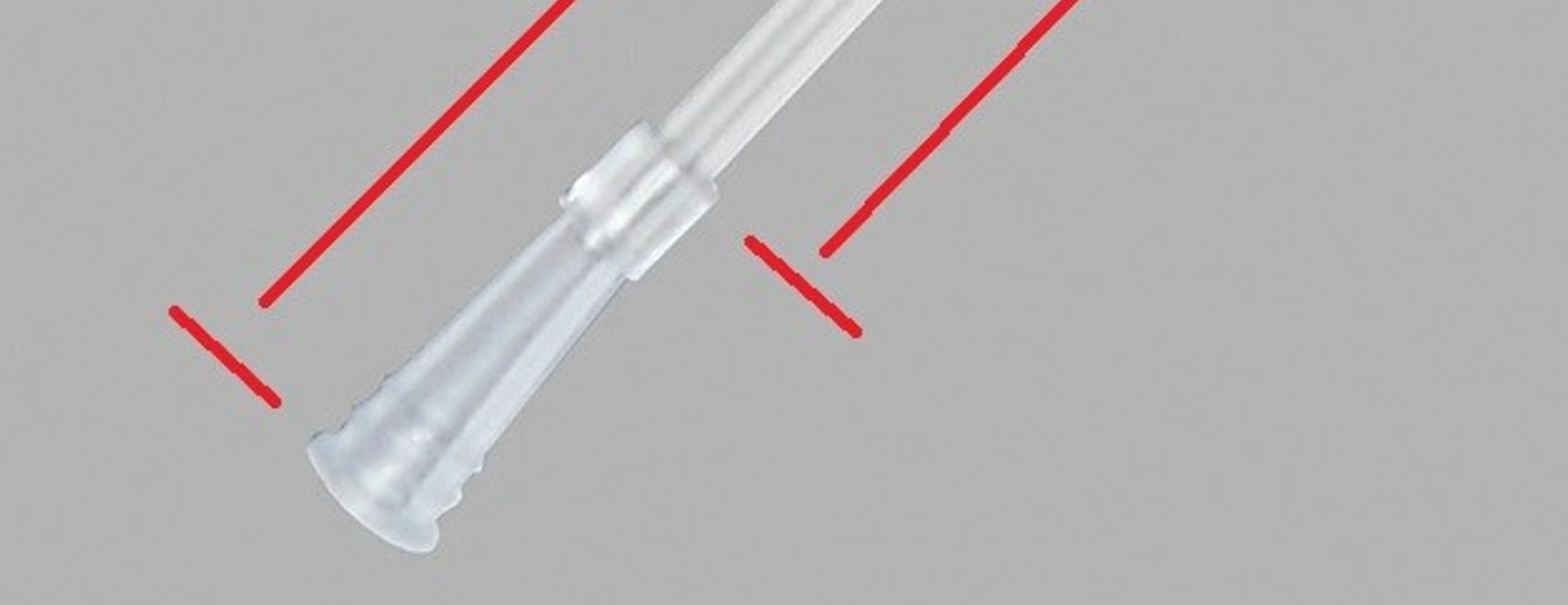 Urine Bag Connector (Flexible, with luer lock and male adapter) - 50 ...