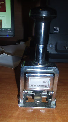 STOCKWELL Office Products- Auto Numbering Machine- NO BOX | eBay