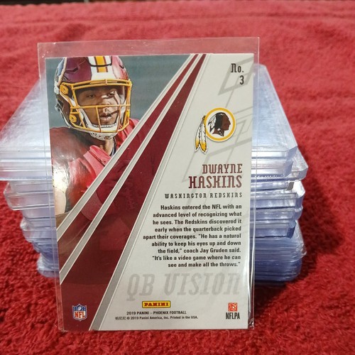 NFL Dwayne Haskins RC 2019 Panini Phoenix QB Vision #3 Redskins | eBay