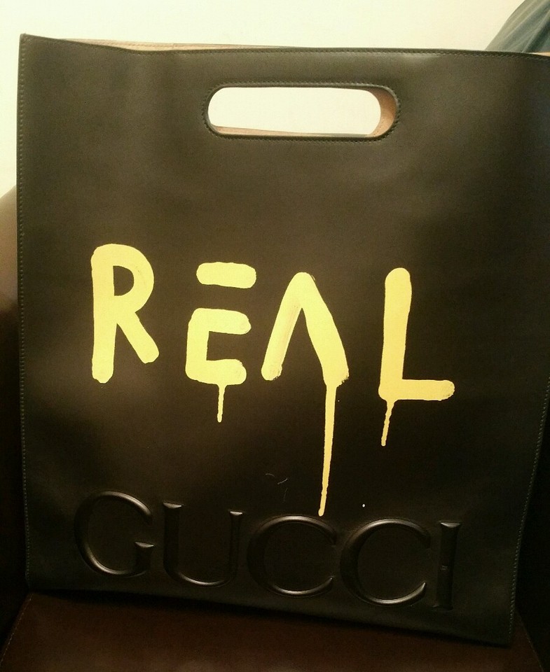 Gucci Ghost Graffiti Tote, NEW | eBay