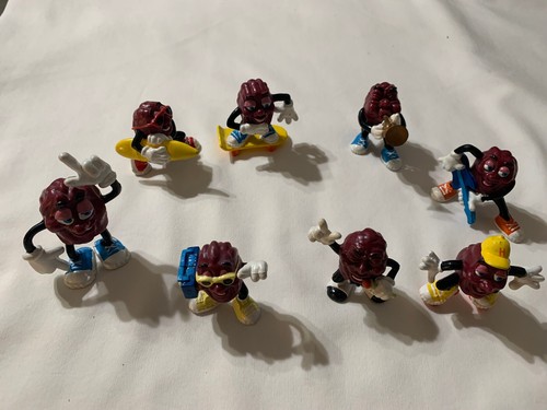 Vintage Set Of 8 California Raisins Band and Singers Circa 1988 | eBay