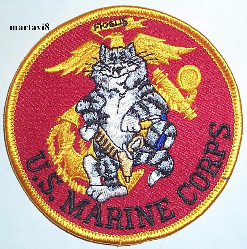 US.Marines F-14 Tomcat Cloth Badge / Patch (F14-18) | eBay UK