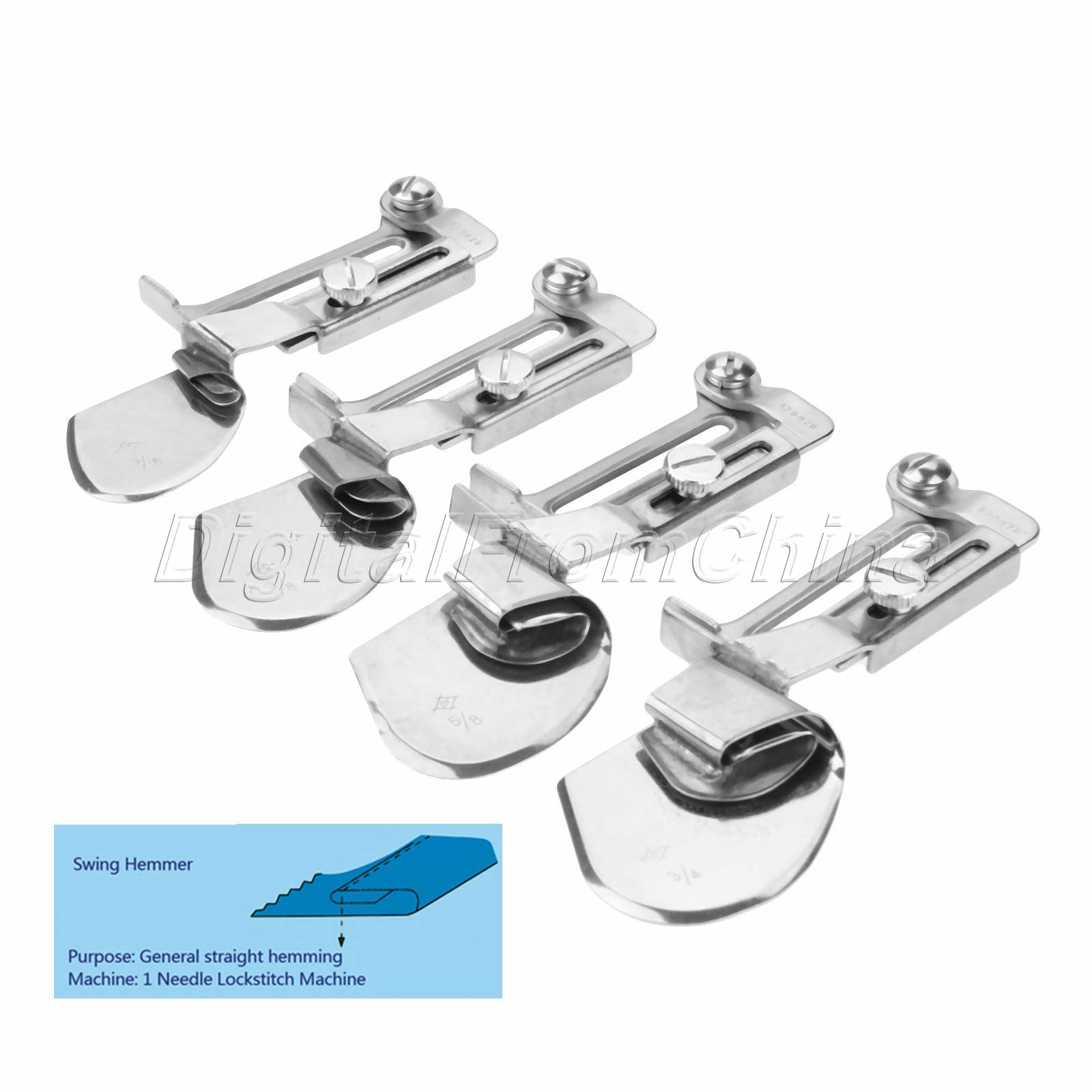 A11 Puller Flat Car Curler Set Presser Foot Overlock Folder Binder ...