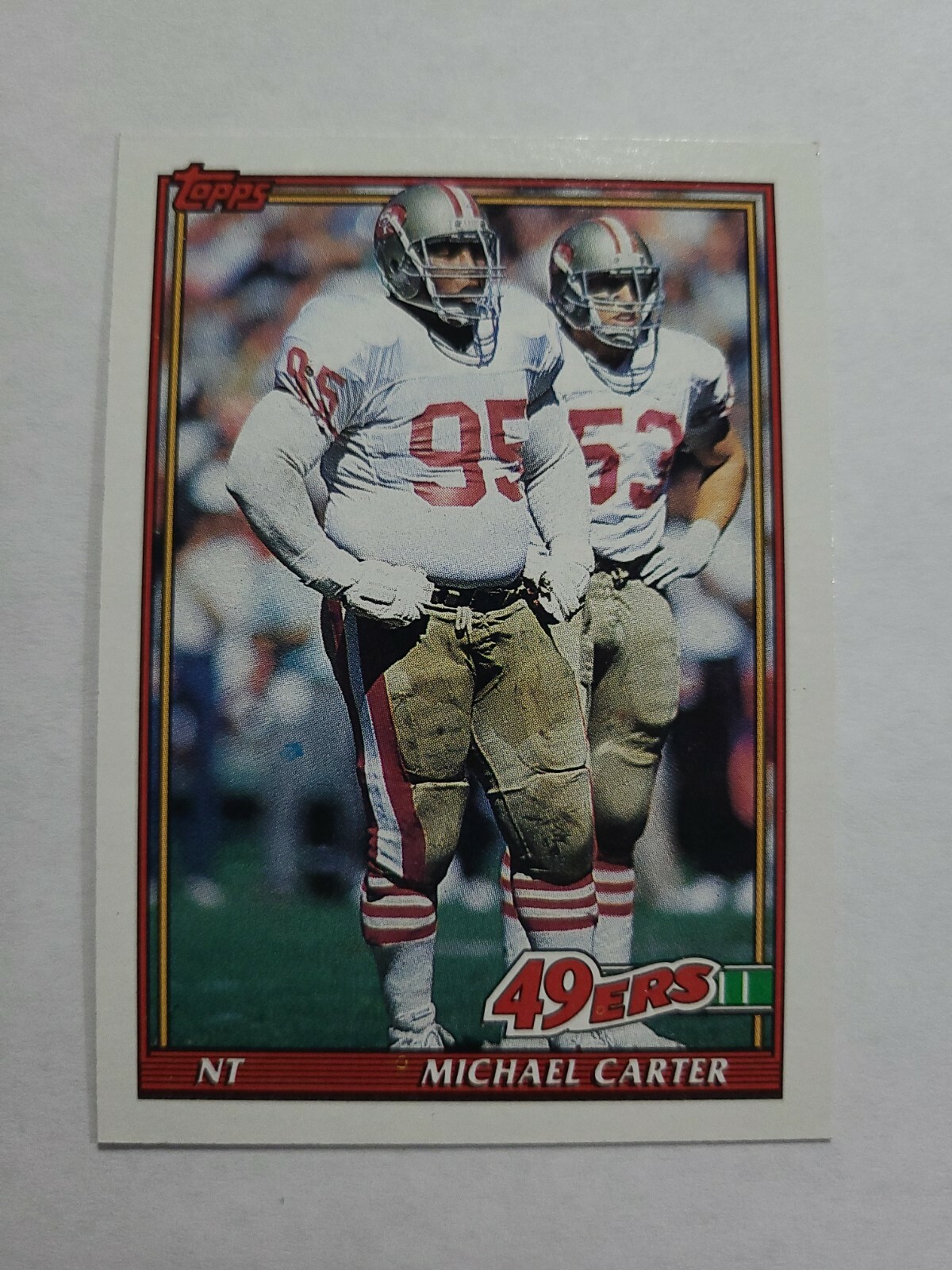 MICHAEL CARTER 1991 TOPPS FOOTBALL CARD # 62 D8191 | eBay