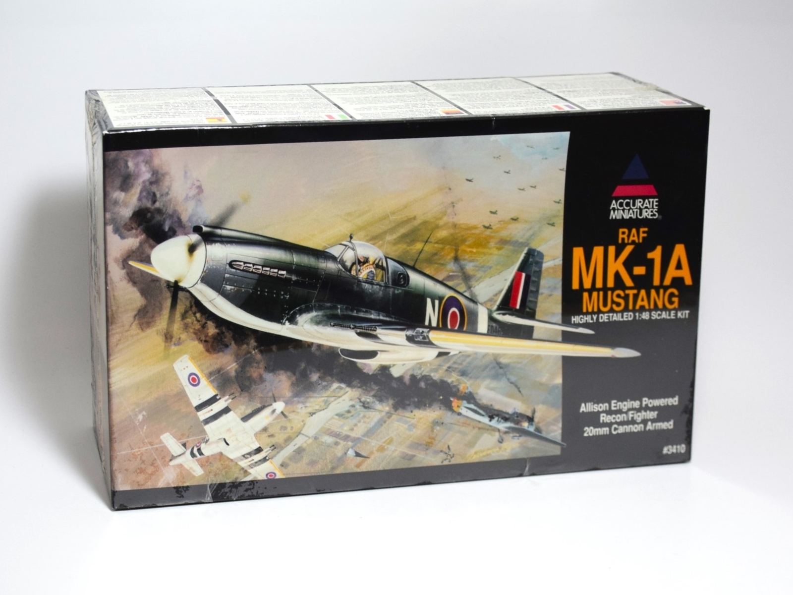 Accurate Miniatures 3410 1/48 Scale RAF MK-1A Mustang Fighter Jet Model ...