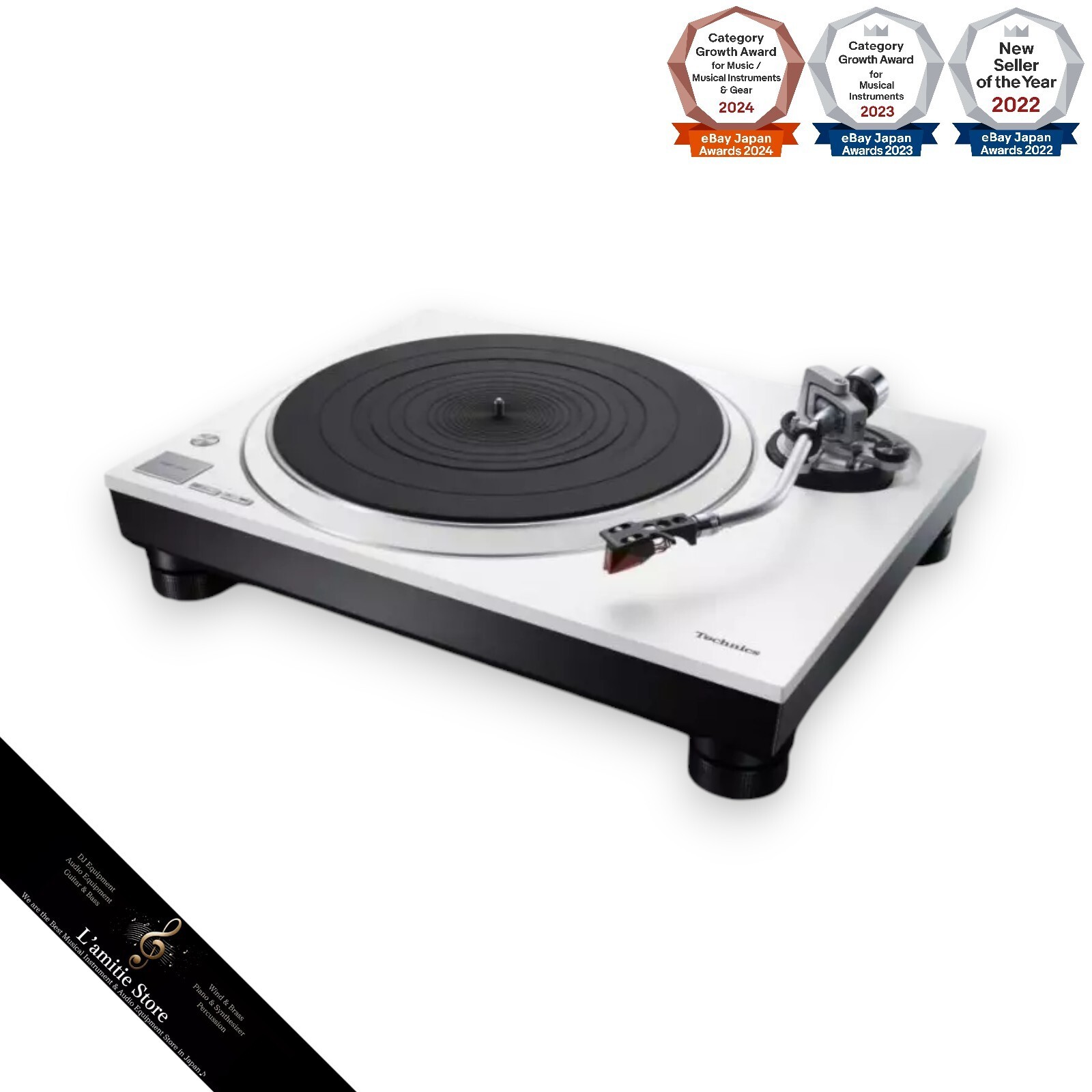 Technics SL-1500C-W Direct Drive Turntable System White SL1500C SL1500 ...