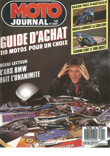 MOTO JOURNAL N°889 GP AUSTRALIE / ABS BMW / LES 125 - GROS TRAILS ...