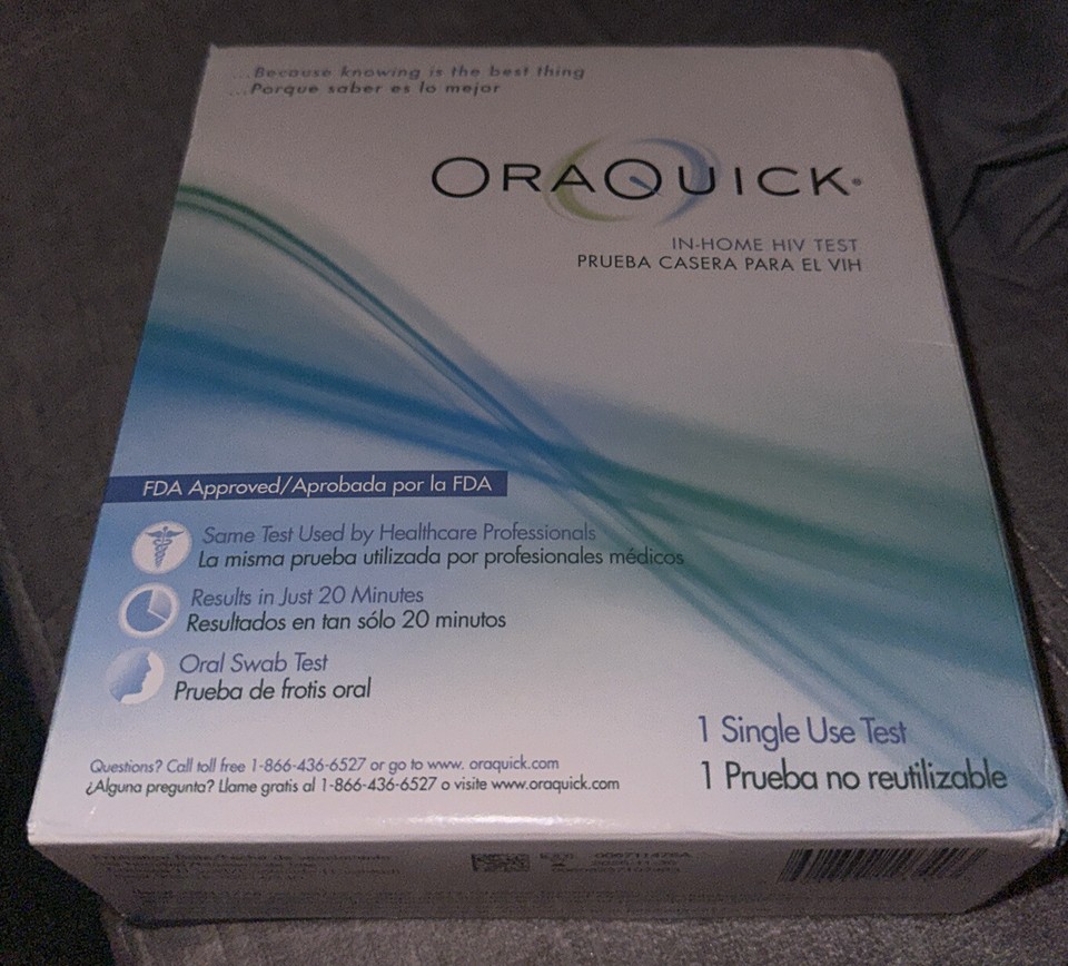 OraQuick In-Home HIV Test Kit - 1ct EXP 2026+ 608337103403 | eBay