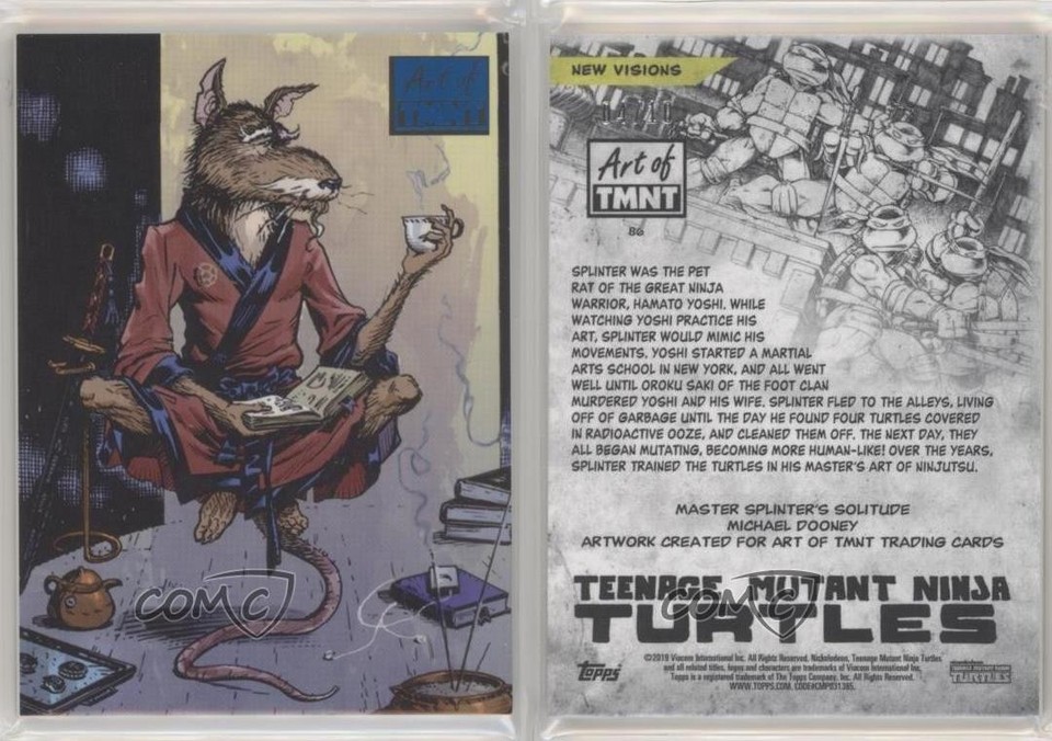 2019 The Art of TMNT (Teenage Mutant Ninja Turtles) Blue /10 Michael ...
