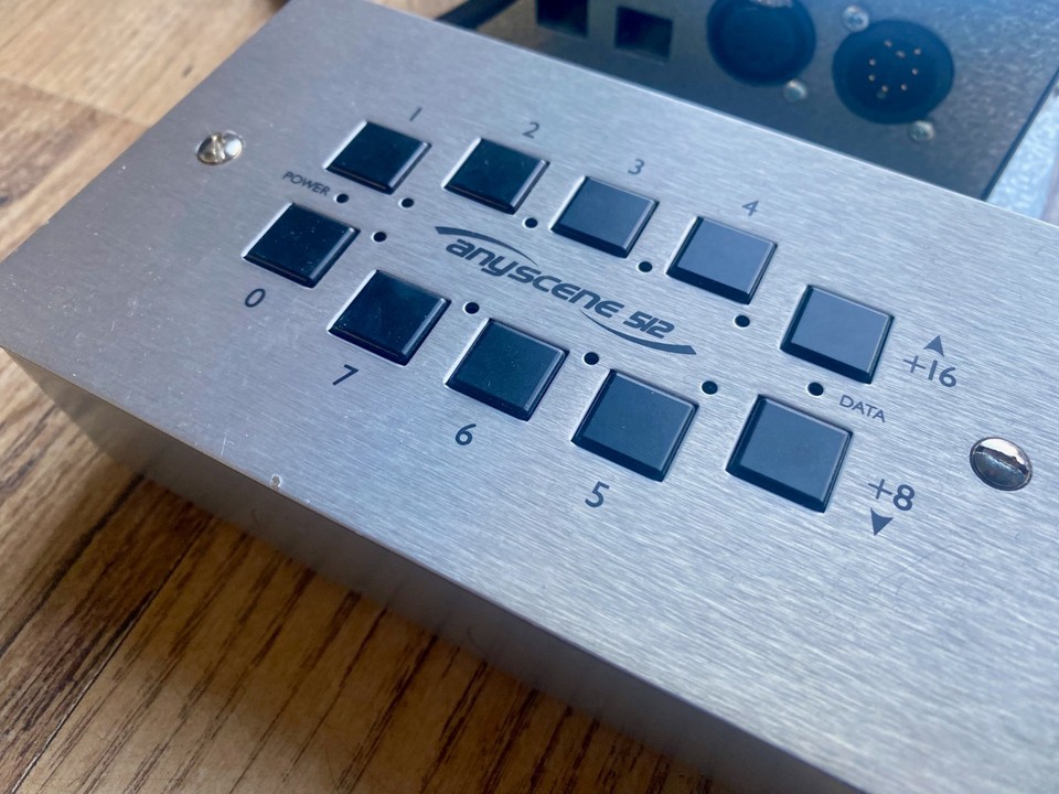 Anyscene 512 Lighting DMX Scene Recall Unit + PSU | eBay