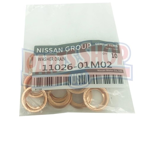 Nissan OEM Drain Plug Gasket 11026-JA00A 11026-01M02 | 10 Pack | OE | US