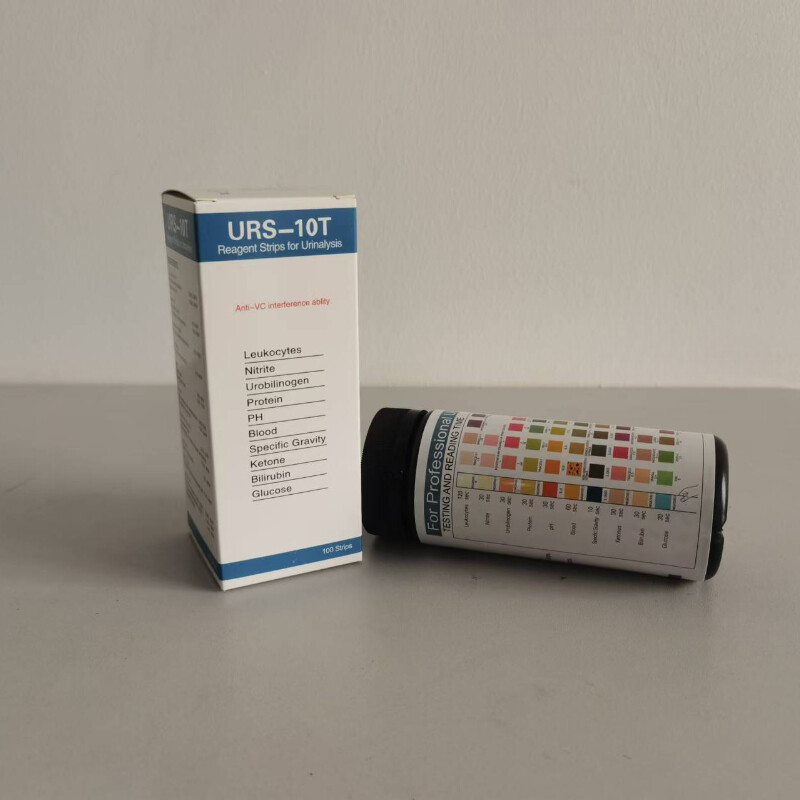 100 Strips URS-10T Urinalysis Reagent Strips 10 Parameters Urine Test ...