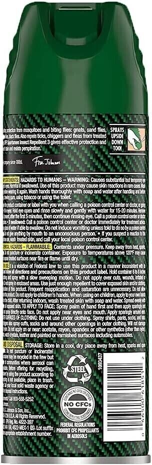 Off! Deep Woods Sportsmen ALL Insect Repellant LEVEL 3 " WITH 30% DEET ...