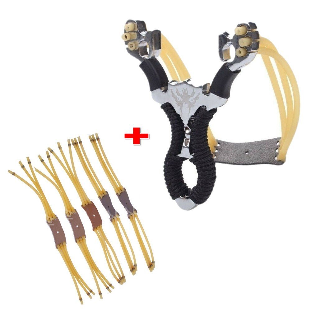 Pro Slingshot Stainless Steel Outdoor Hunting Powerful slingshots ...