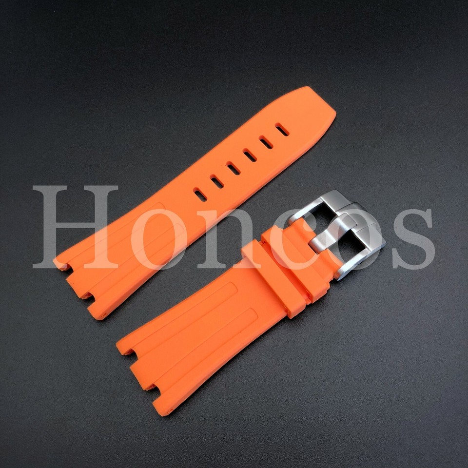 28MM Rubber Watch Strap Band Fits For AP Royal Oak Diver Offshore 15703 ...