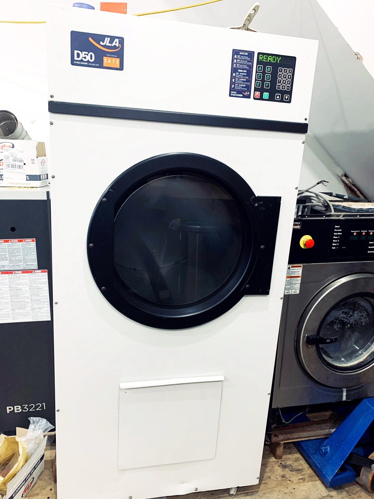 ADC D50 23kg Commercial Industrial Gas Laundry Dryer Ipso Miele Coin ...